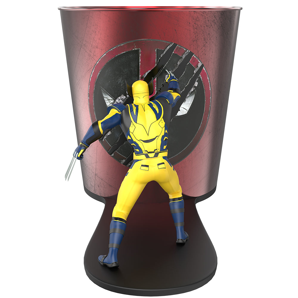 Deadpool & Wolverine Popcorn Bucket with Figures | Marvel Collectible ...