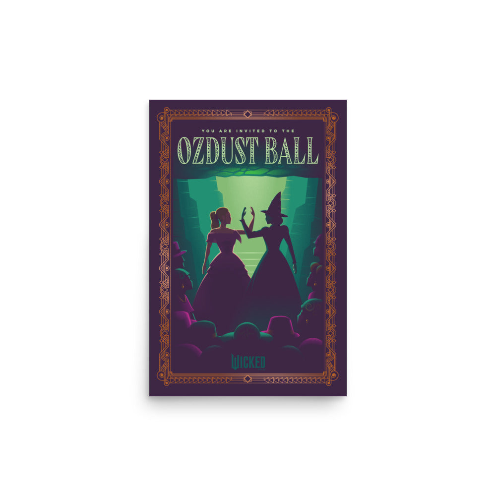 Wicked Ozdust Ballroom Vintage Poster | Premium Oz Art Print – Fandango ...